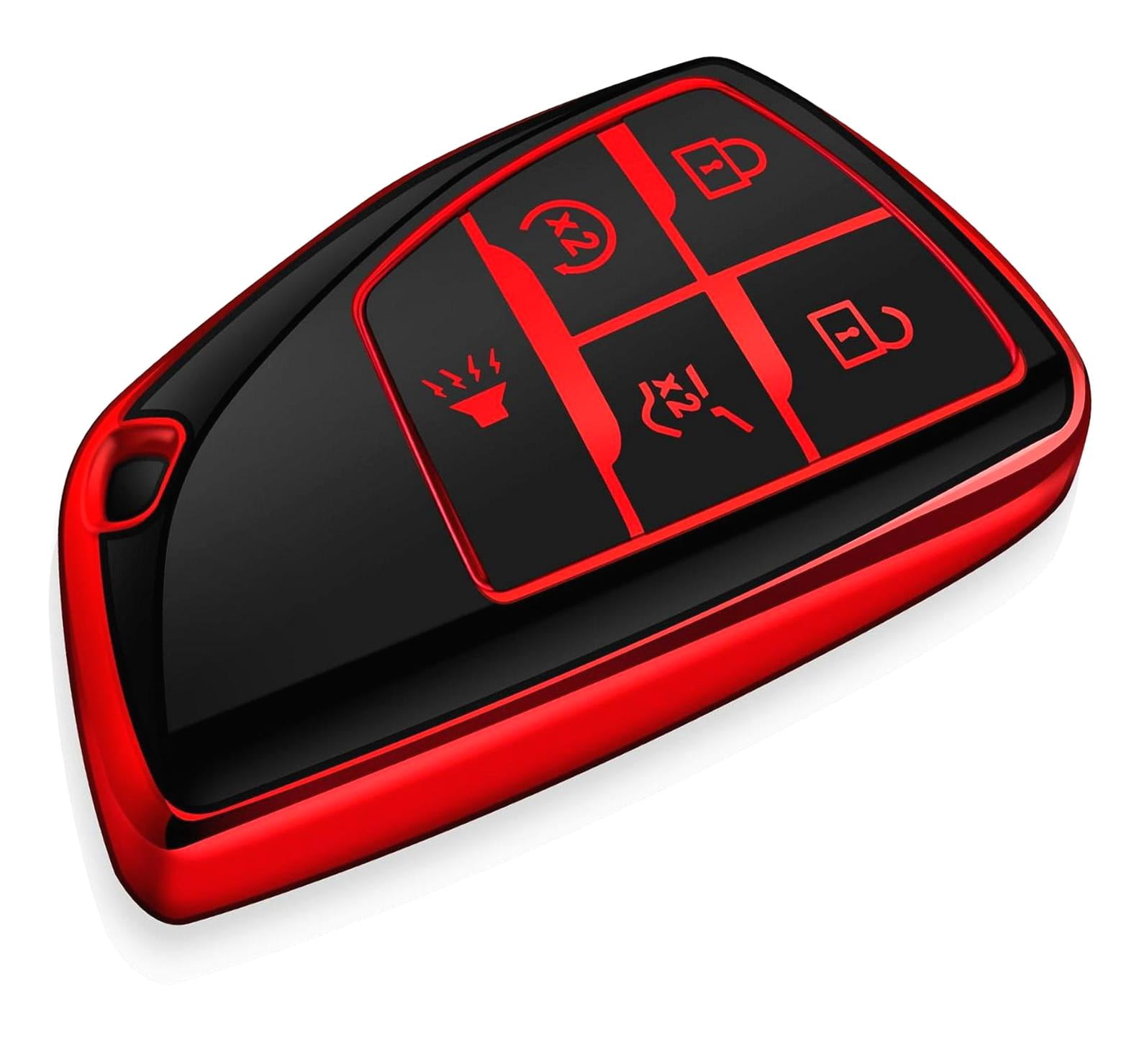 ANYWAY.GO for Chevy Key Fob Cover Flexible TPU Complete Protection Key ...