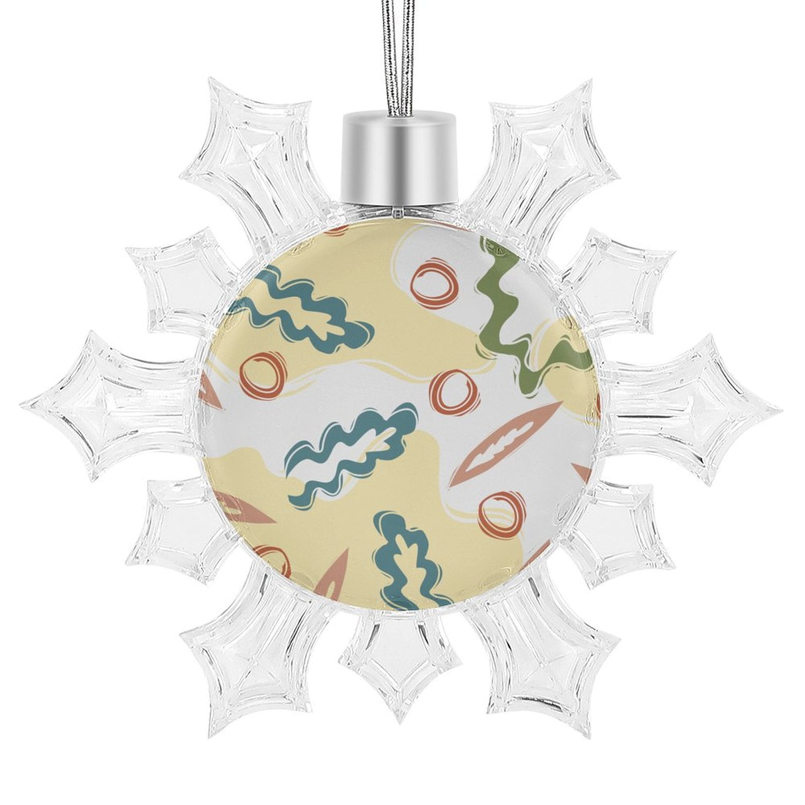 ANYWAY.GO Christmas Snowflake Pendant Ornaments Pattern Elements ...