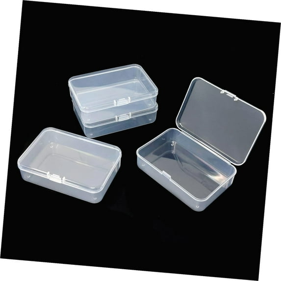 ANYWAY.GO Clear White Rectangle Storage Containers Box for Business ...
