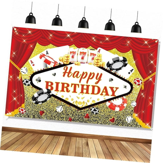 ANYWAY.GO Co Theme Party Decorations Las Vegas Co Night Banner, Party ...