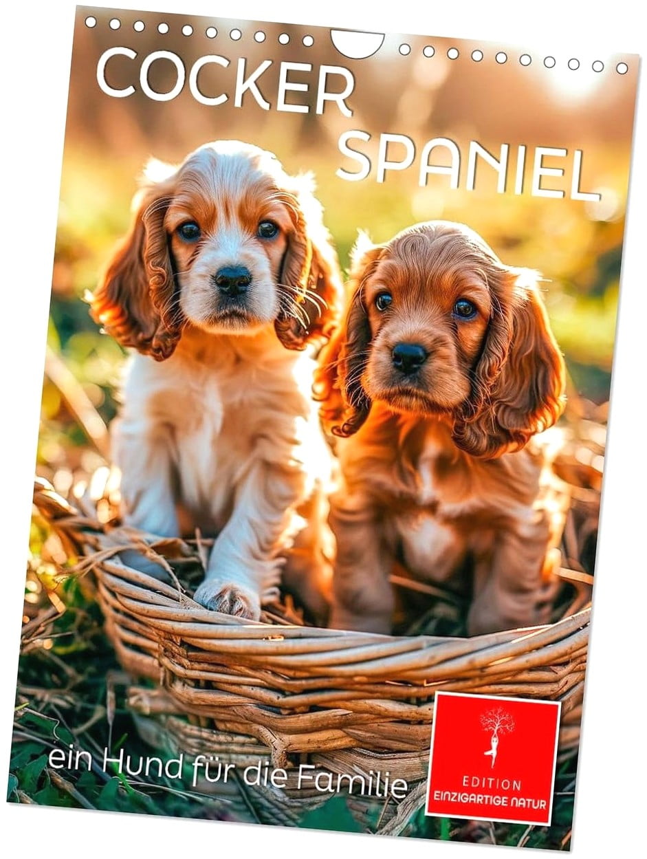 ANYWAY.GO Cocker Spaniel for the , US-Version (Wall Calendar 2026 DIN ...