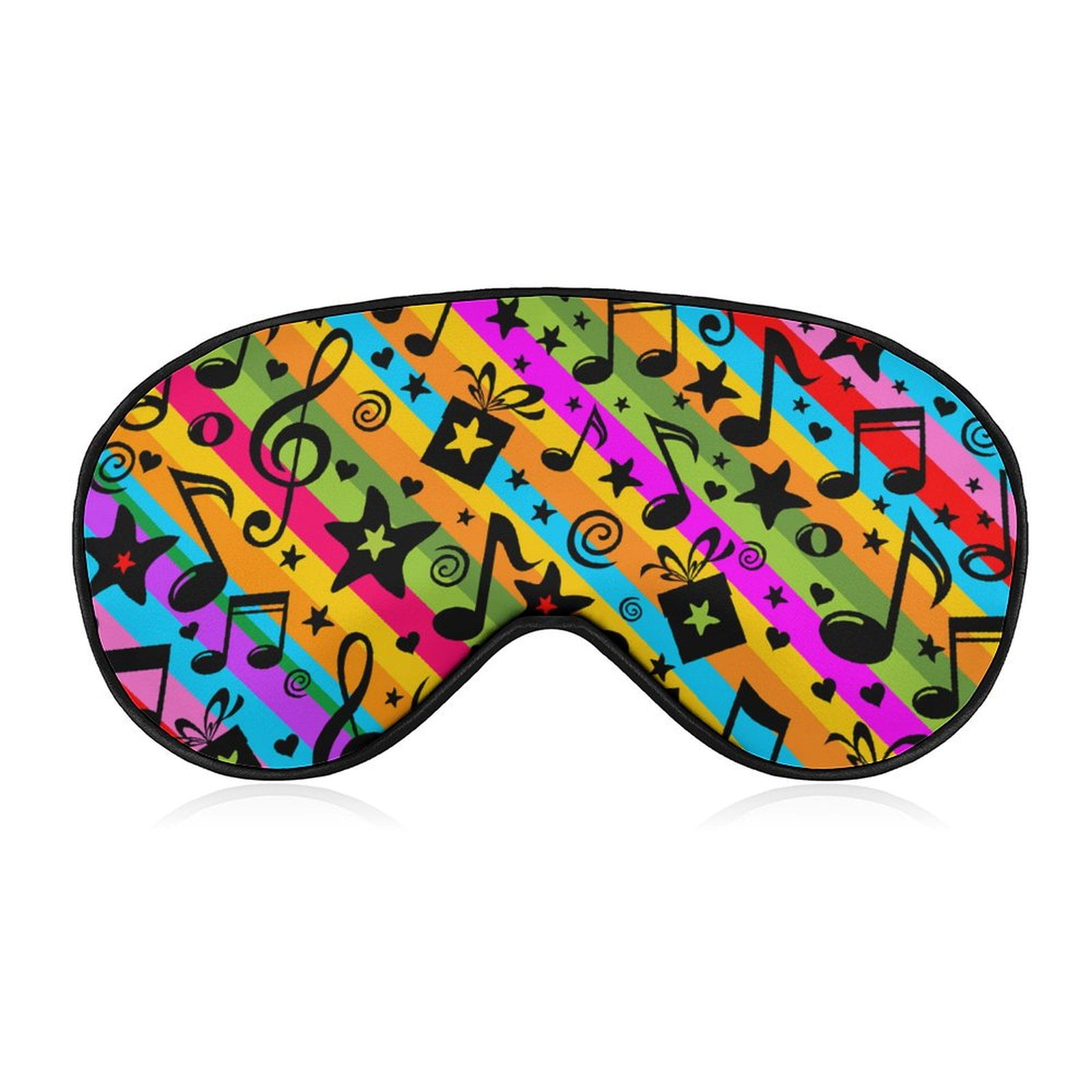 ANYWAY.GO Comfort Night Blindfold Block Light EyeshadMusic Pattern ...