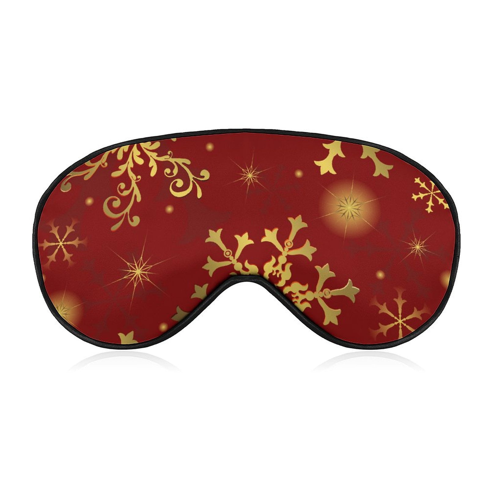 ANYWAY.GO Comfort Night Blindfold Block Light EyeshadRed Snowflakes ...