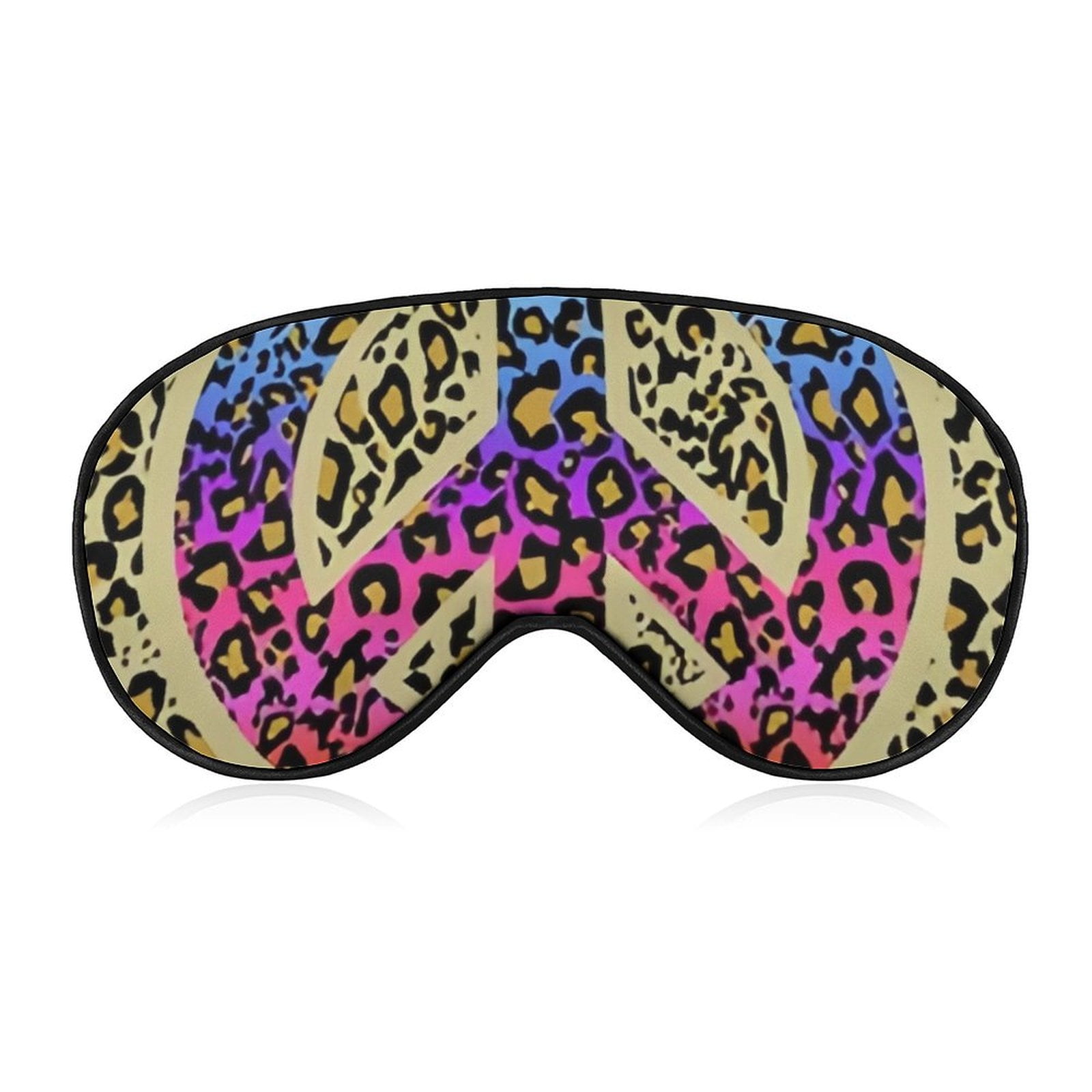 ANYWAY.GO Comfort Night Blindfold Block Light EyeshadSand Color Leopard ...