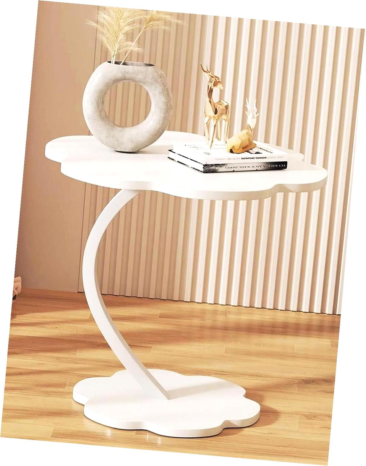 ANYWAY.GO Compact C-Shaped Side Table, Mini Side Tables for Bedroom ...
