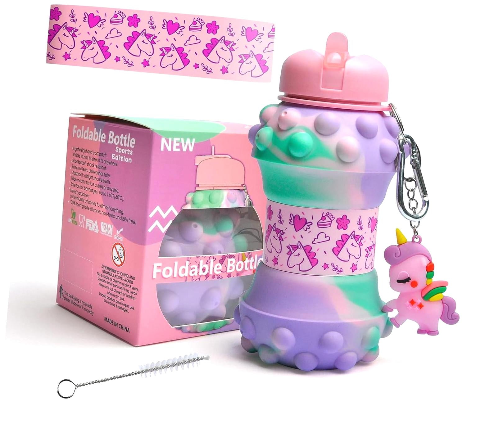 ANYWAY.GO Compactable Bottle, 19oz for Journeys, Education, Adorable ...