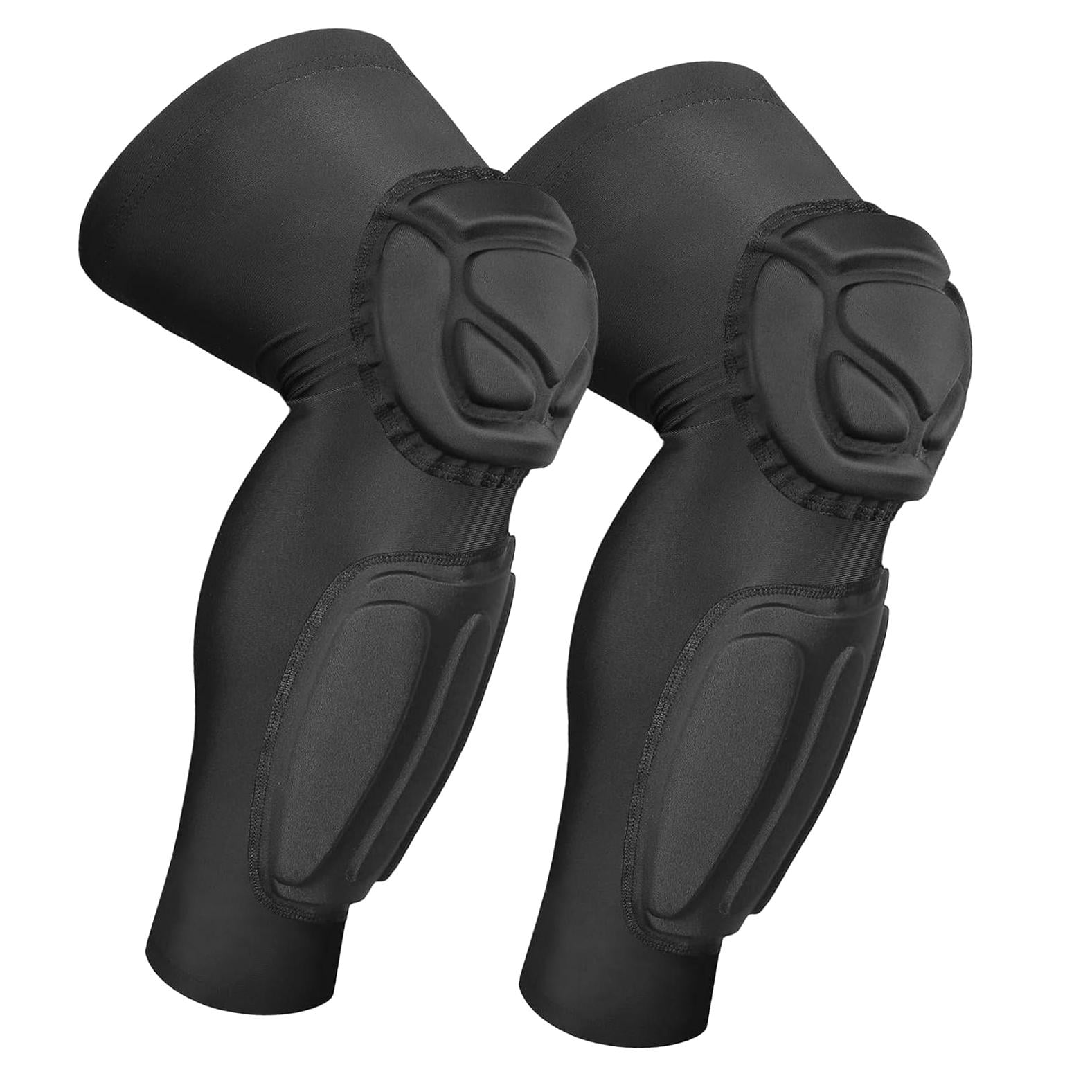 ANYWAY.GO Compression Padded Long Leg Sleeves Calf Guards For Youth ...