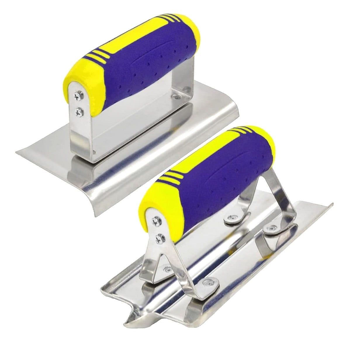 ANYWAY.GO Concrete Set Steel Concrete Hand Edger (6" 3", 1/2" ) and ...