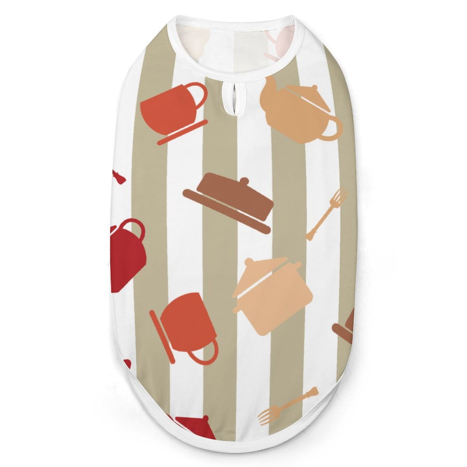 ANYWAY.GO Cute Pet Vest Breathable T-Shirt Kitchen Crockery Endless ...