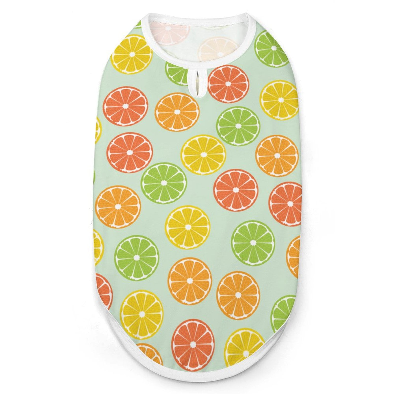 ANYWAY.GO Cute Pet Vest Breathable T-Shirt Orange Fruit Slices Sleeveless Stretchy Pet Shirt ...