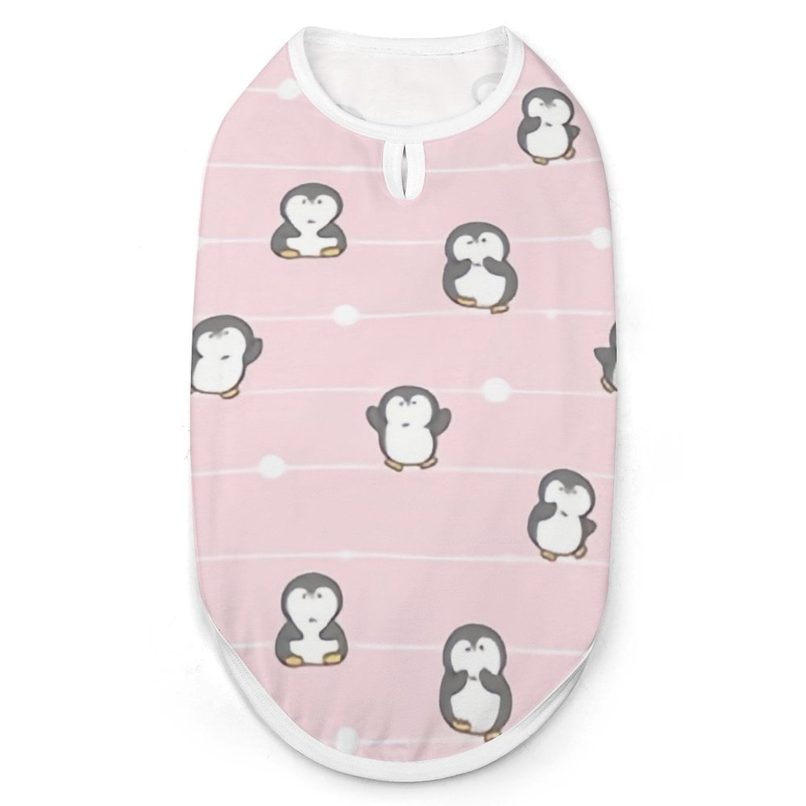 ANYWAY.GO Cute Pet Vest Breathable T-Shirt Pattern Cute Cartoon Penguin ...
