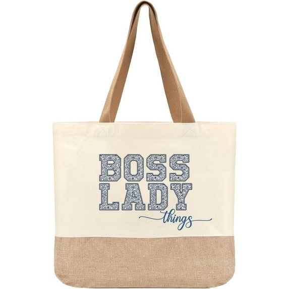 ANYWAY.GO Day Canvas Tote Bag Perfect for Bosses, Female Leaving Travel ...