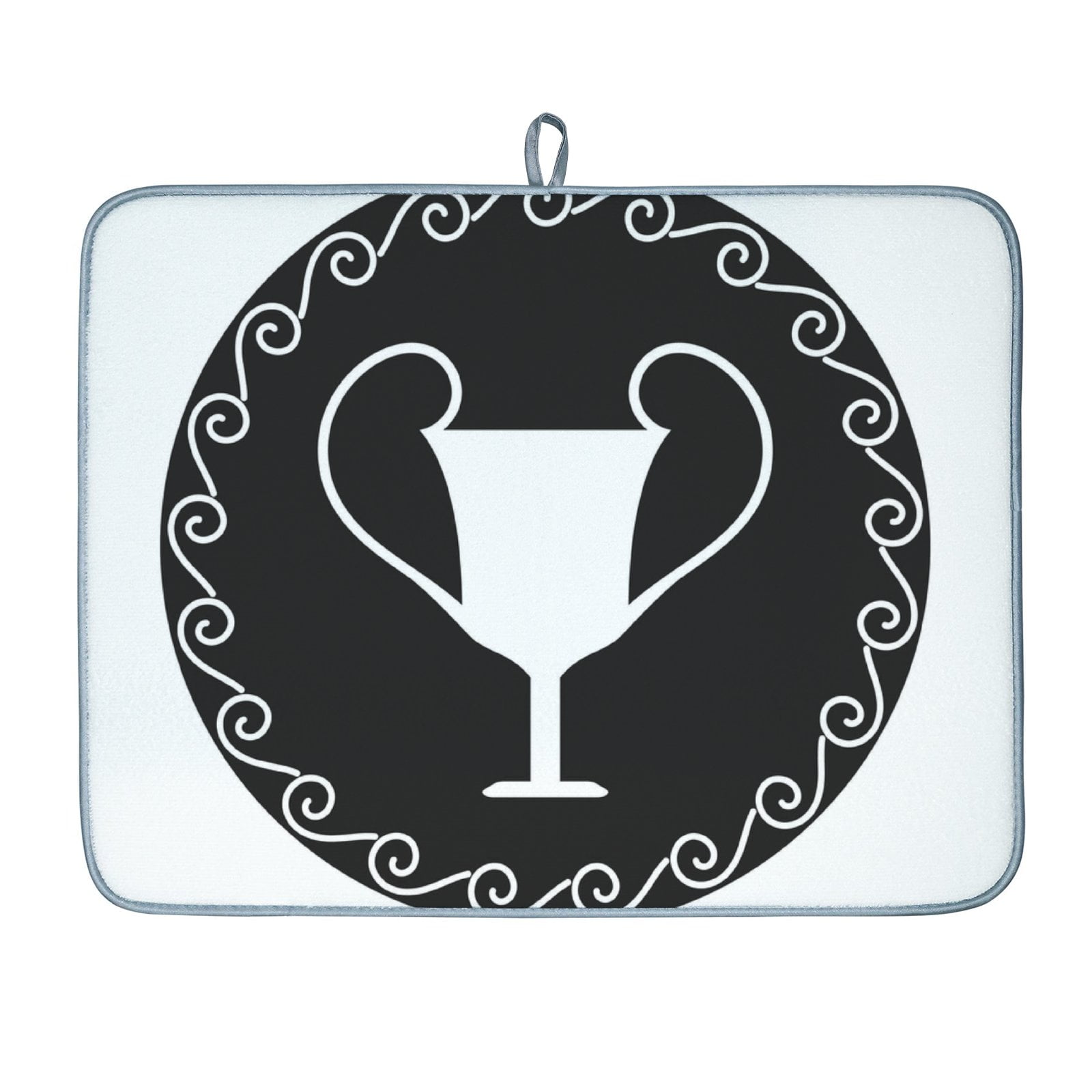 ANYWAY.GO Dish Drying Mat for Kitchen Counter,Texture Ultra Absorbent ...