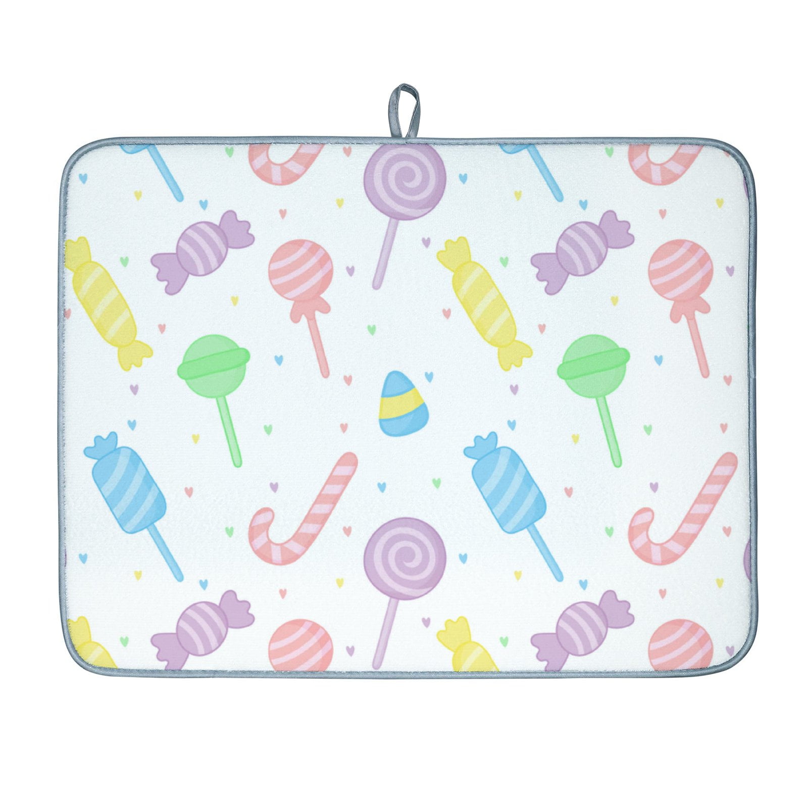 ANYWAY.GO Dish Drying Mat for Kitchen Counter,Texture Ultra Absorbent ...