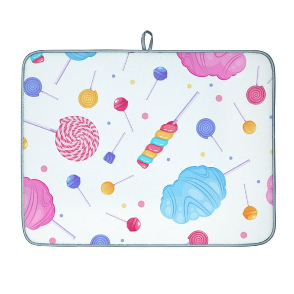 ANYWAY.GO Dish Drying Mat for Kitchen Counter,Texture Ultra Absorbent ...