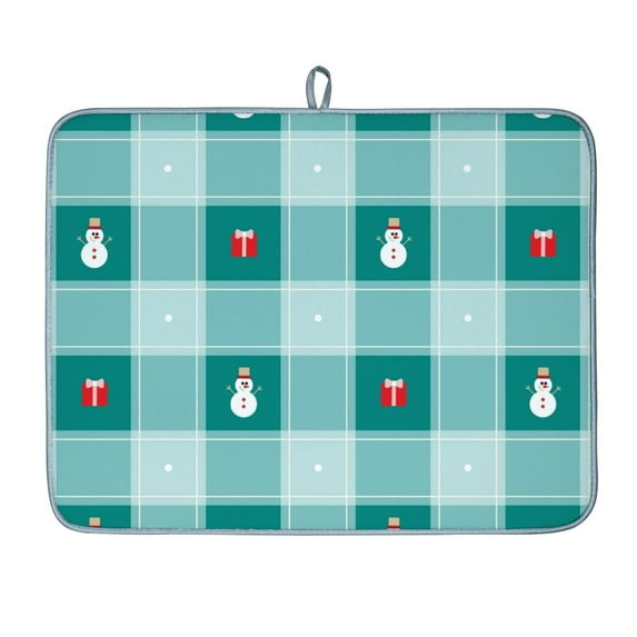 ANYWAY.GO Dish Drying Mat for Kitchen Counter,Texture Ultra Absorbent ...