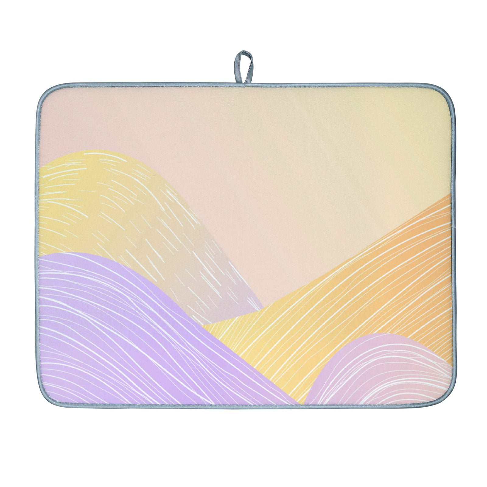 ANYWAY.GO Dish Drying Mat for Kitchen Counter,Texture Ultra Absorbent ...