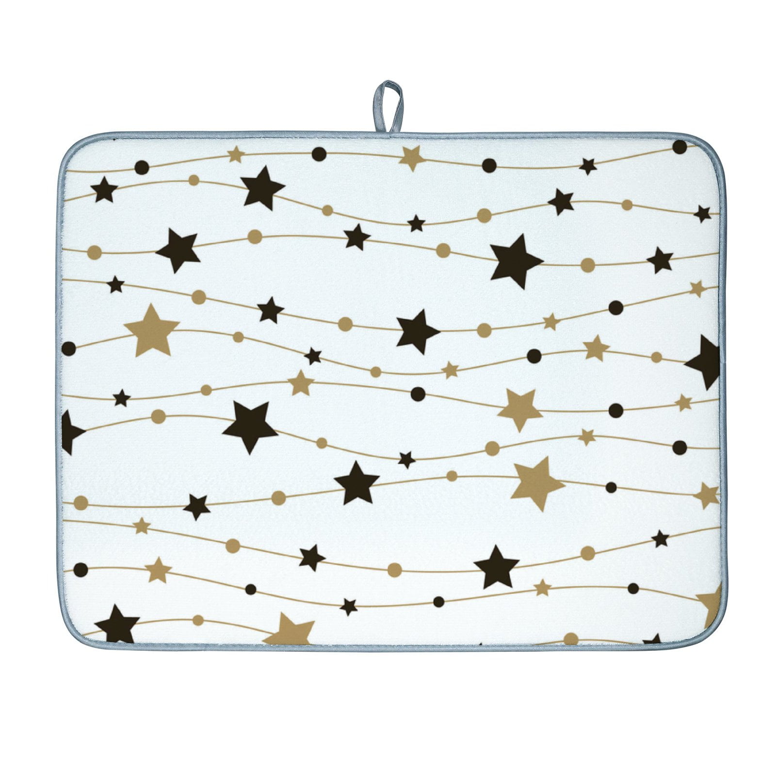 ANYWAY.GO Dish Drying Mat for Kitchen Counter,Texture Ultra Absorbent ...