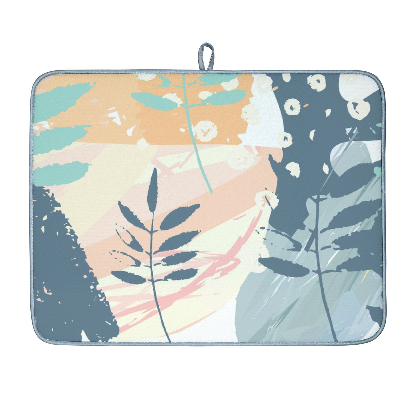 ANYWAY.GO Dish Drying Mat for Kitchen Counter,Texture Ultra Absorbent ...