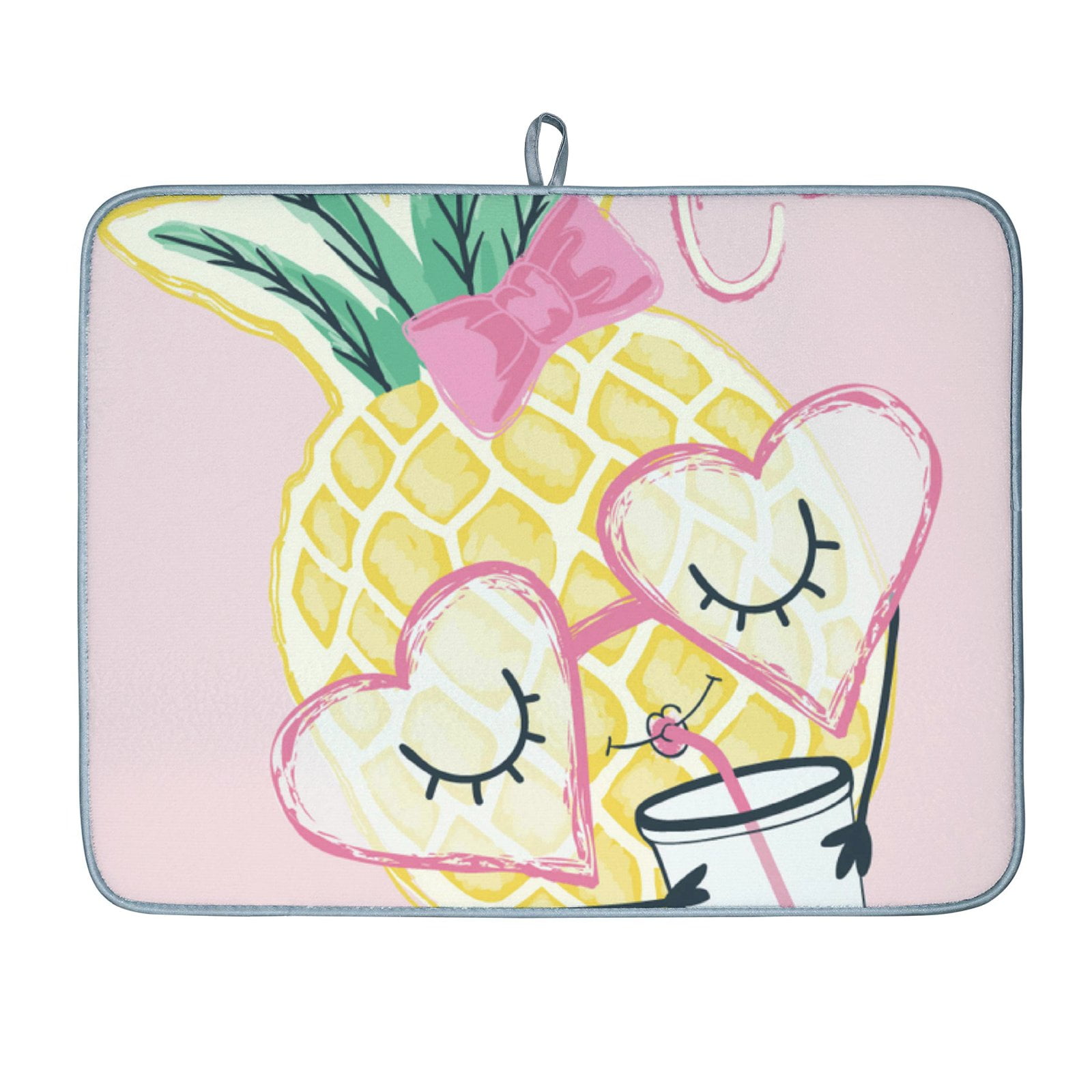 ANYWAY.GO Dish Drying Mat for Kitchen Counter,Texture Ultra Absorbent ...