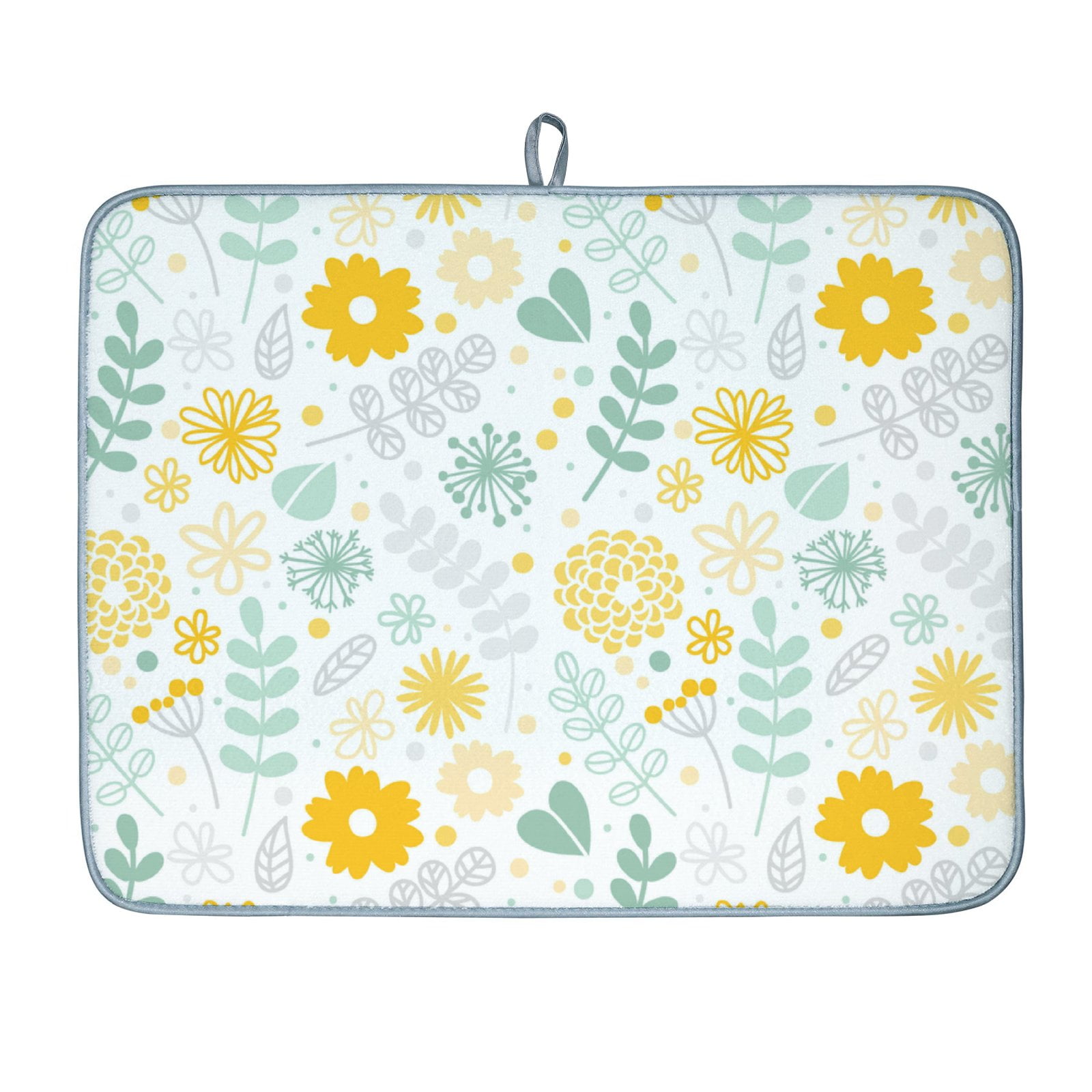 ANYWAY.GO Dish Drying Mat for Kitchen Counter,Texture Ultra Absorbent ...