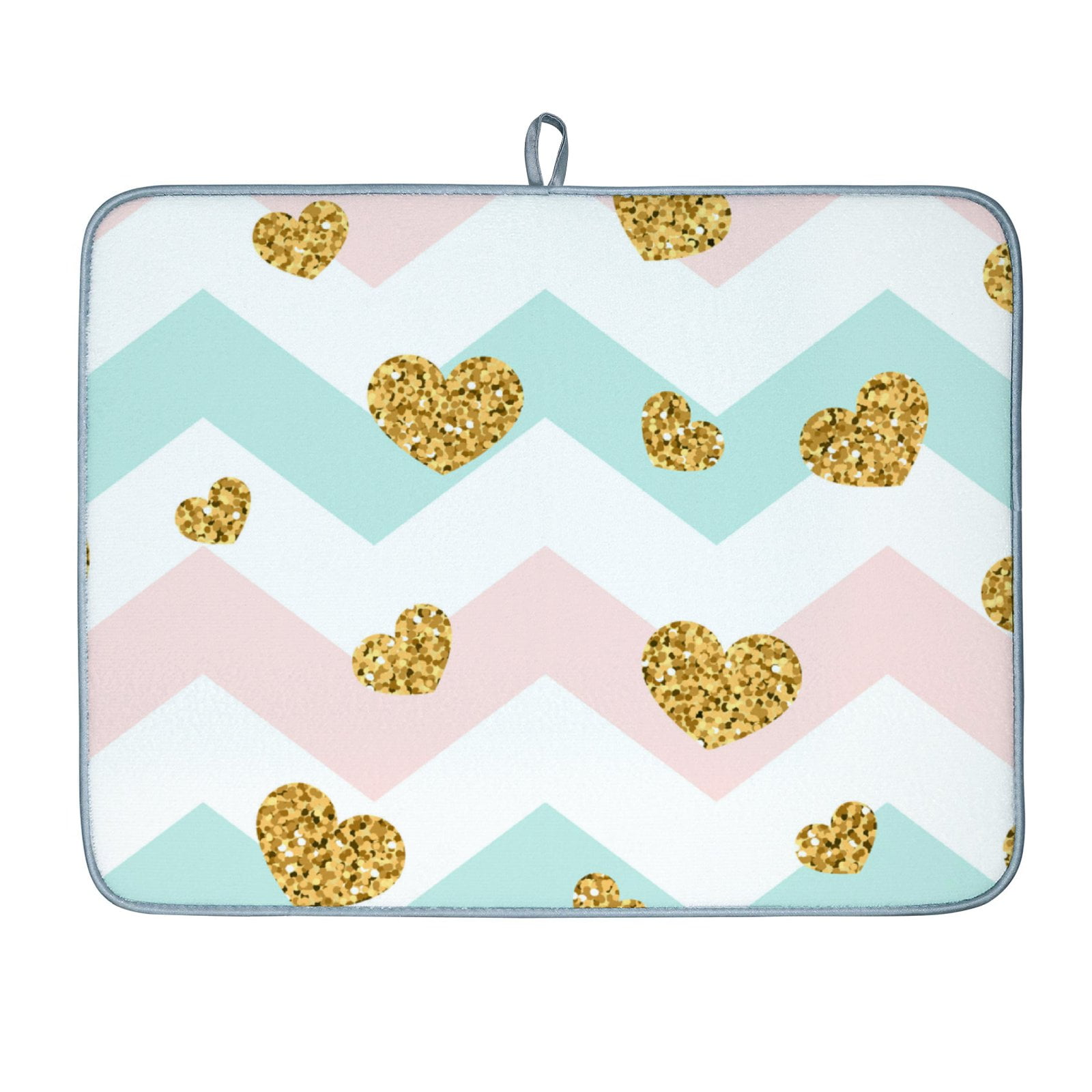 ANYWAY.GO Dish Drying Mat for Kitchen Counter,Texture Ultra Absorbent ...