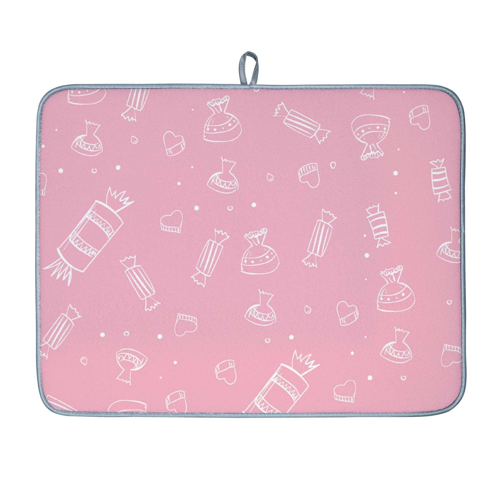 ANYWAY.GO Dish Drying Mat for Kitchen Counter,Texture Ultra Absorbent ...