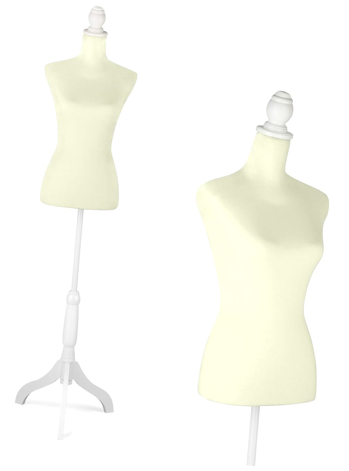 ANYWAY.GO Dress Form with Detachable Yellow Cover, 52-67 inch Height ...