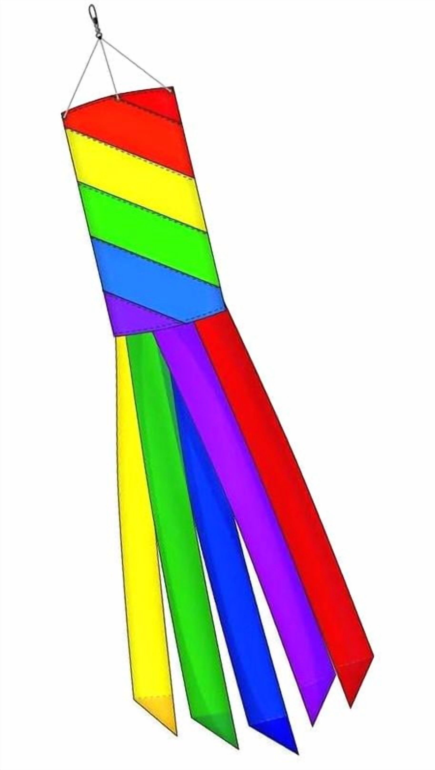 ANYWAY.GO Dual Group Rainbow Windsock for Pride Month, Premium ...