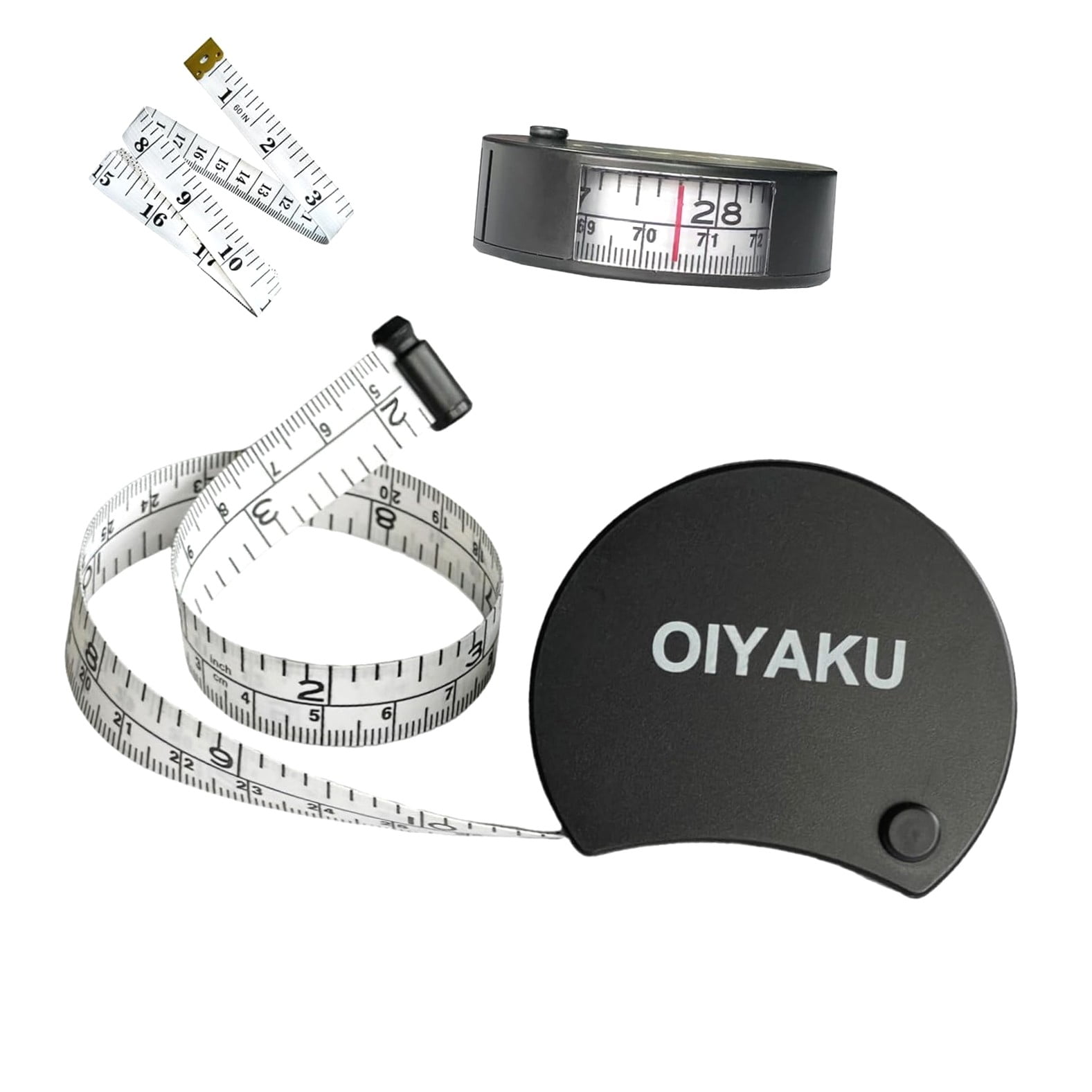 ANYWAY.GO Dual Tape Measure for Cloth Tailoring and Body Measurement 60 ...