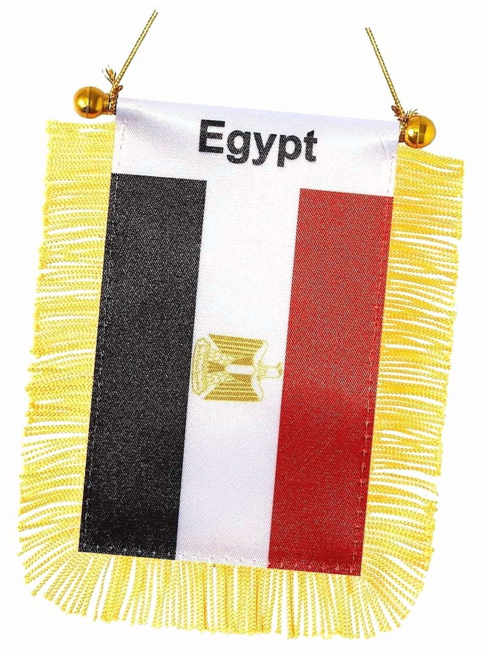 ANYWAY.GO Egypt Hanging Small Egyptian Car Window Flags Banners ...