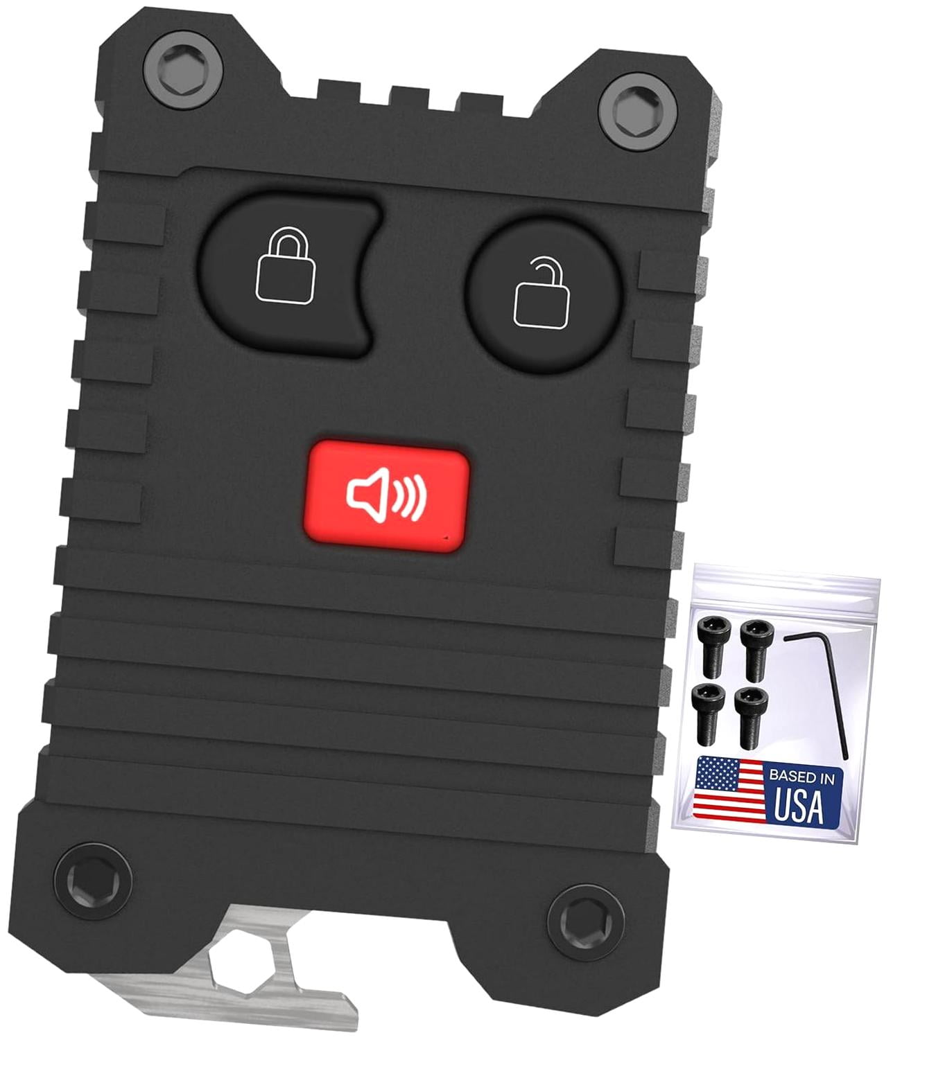 ANYWAY.GO Enhanced Key Fob Case for 3 & 4 Button Smart Keys, with F ...