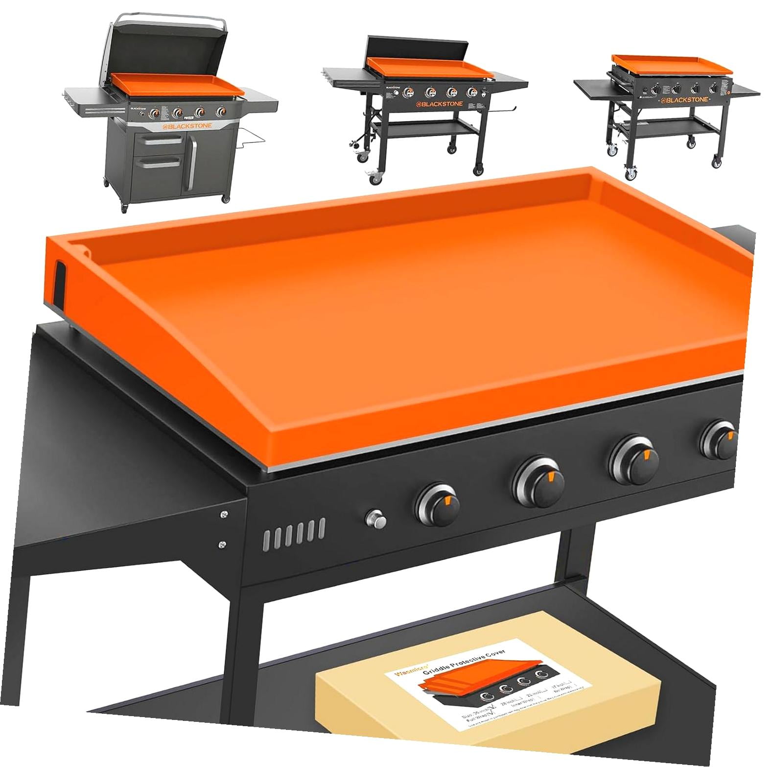 ANYWAY.GO Enhanced Silicone Griddle Cover for 36 Inch, Complete Edge ...