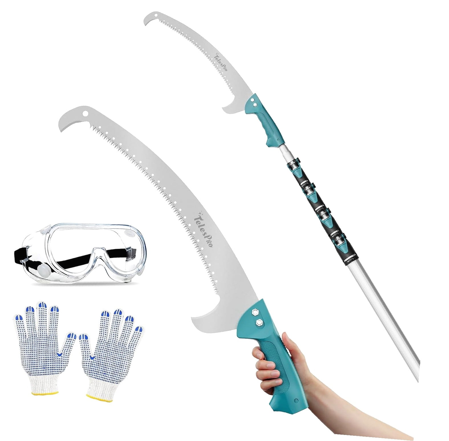 ANYWAY.GO Extendable Tree : Manual Pole Saw | 6-24ft Telescoping ...