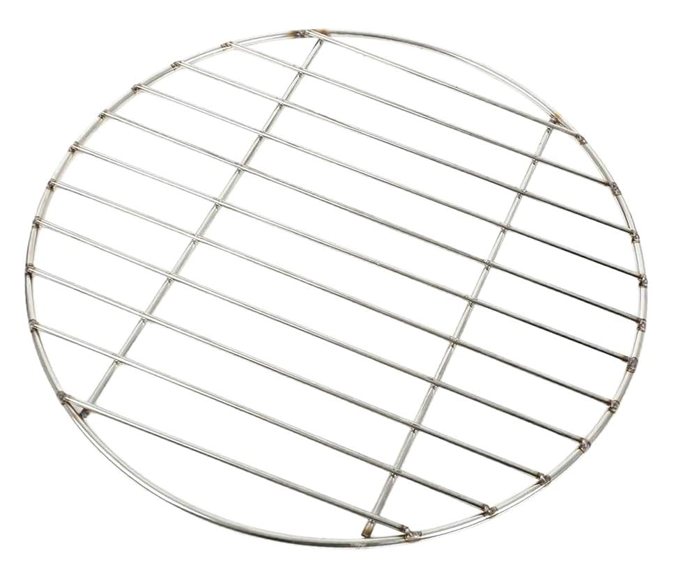 ANYWAY.GO Fire Pit Grill Grate, 15 Inch Circular BBQ Grill Grate, Non ...