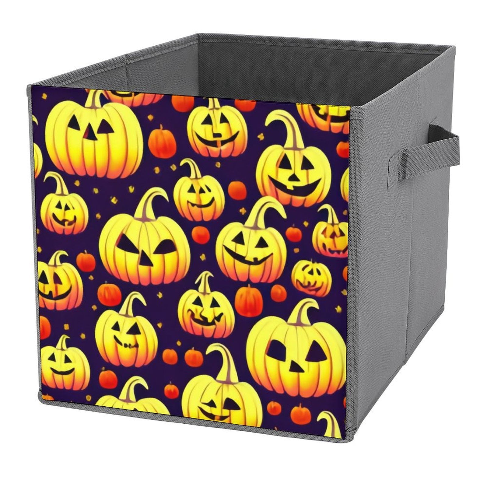 ANYWAY.GO Foldable Large Storage Box with Rope HandlesHalloween Pattern ...