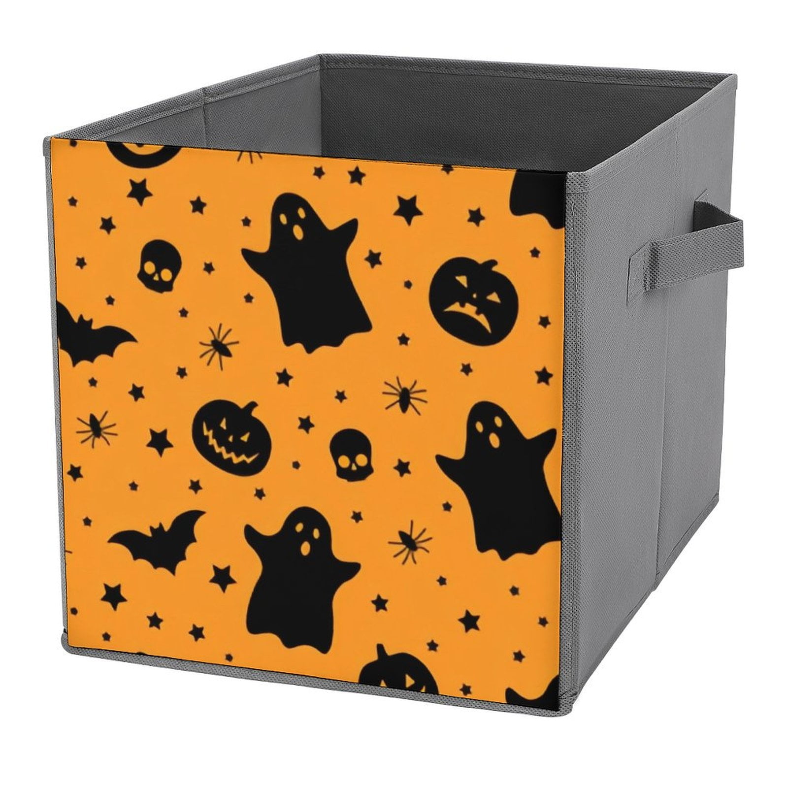 ANYWAY.GO Foldable Large Storage Box with Rope HandlesPattern Halloween ...
