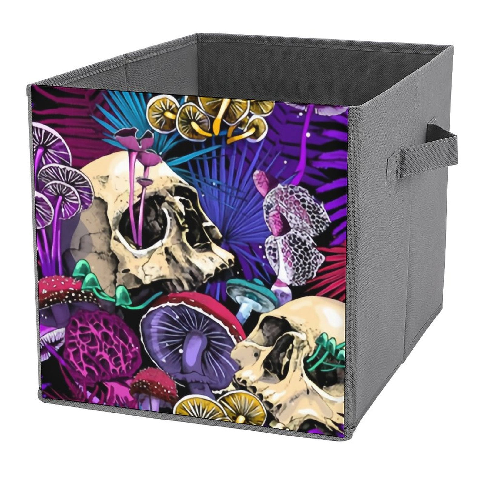 ANYWAY.GO Foldable Large Storage Box with Rope HandlesWallpaper Pattern ...