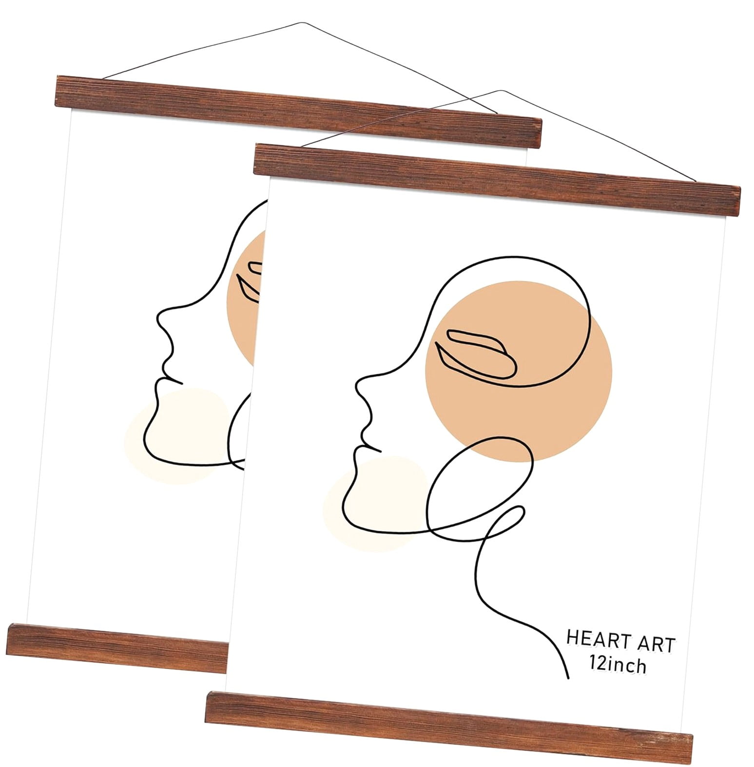 ANYWAY.GO HEART Poster Hanger Frame, 12x16, 12x18, 12x24 Poster Frame ...