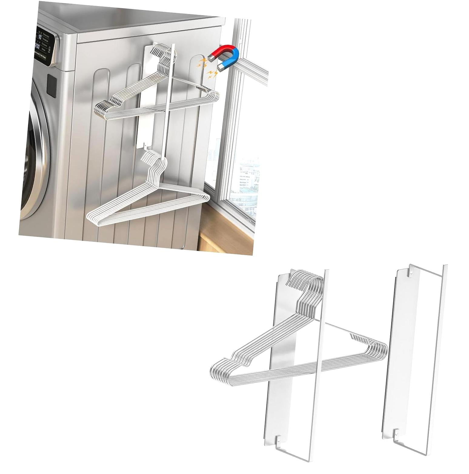 ANYWAY.GO Hanger Organizer Magnetic Hanger Holder for Washing Machine ...