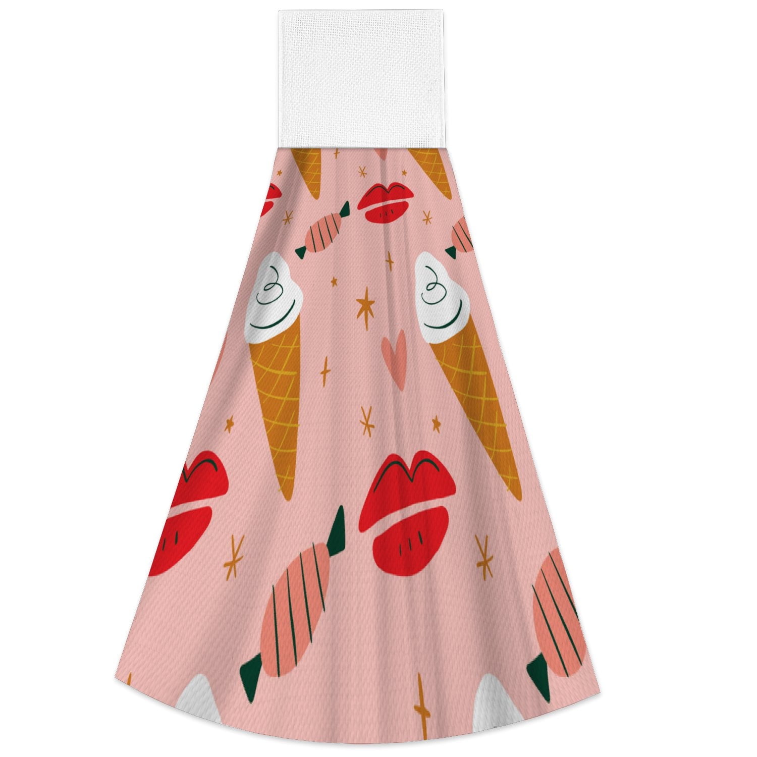 ANYWAY.GO Hanging Hand Towel, 1PC Absorbent Towel with Loop & Hook ...