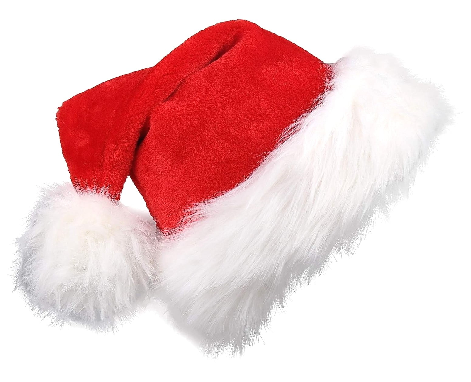ANYWAY.GO Hat, Red Christmas Holiday Hat for Adults Velvet Xmas Hat ...