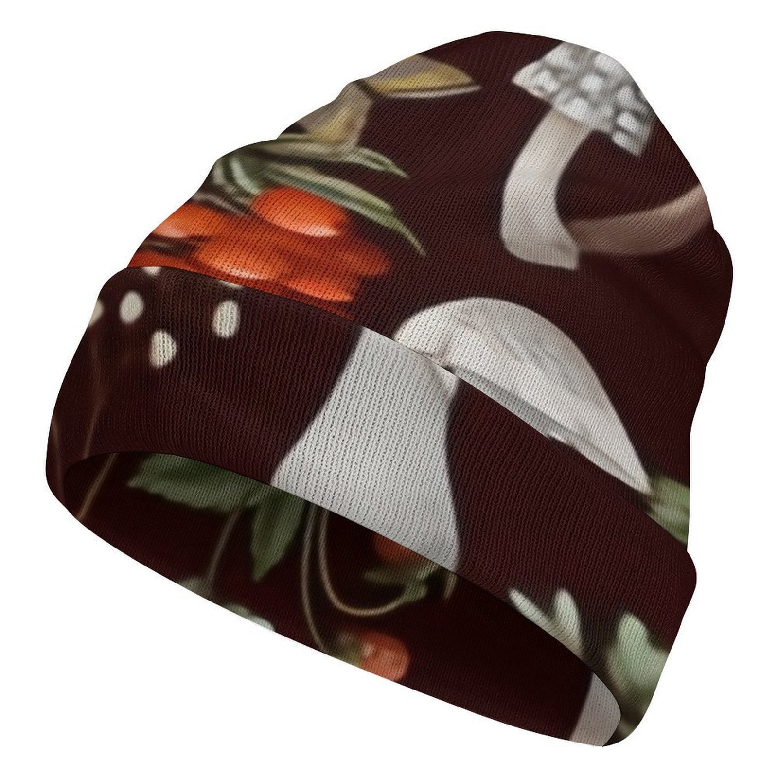 ANYWAY.GO Hat for Men Women Multicolor Autumn Pattern Mushrooms Berries ...