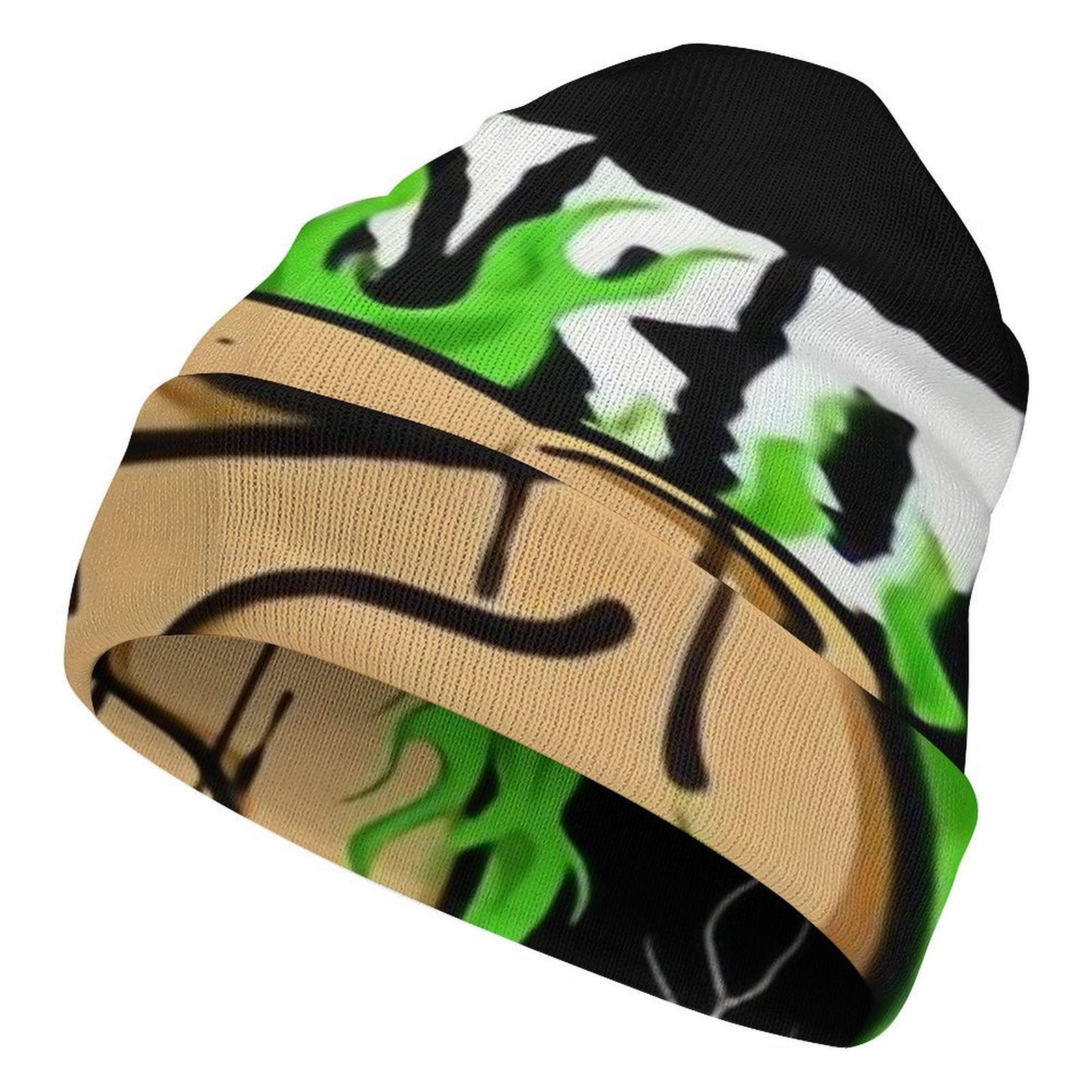 ANYWAY.GO Hat for Men Women Multicolor Dangerous Slogan Bear Doll Green ...