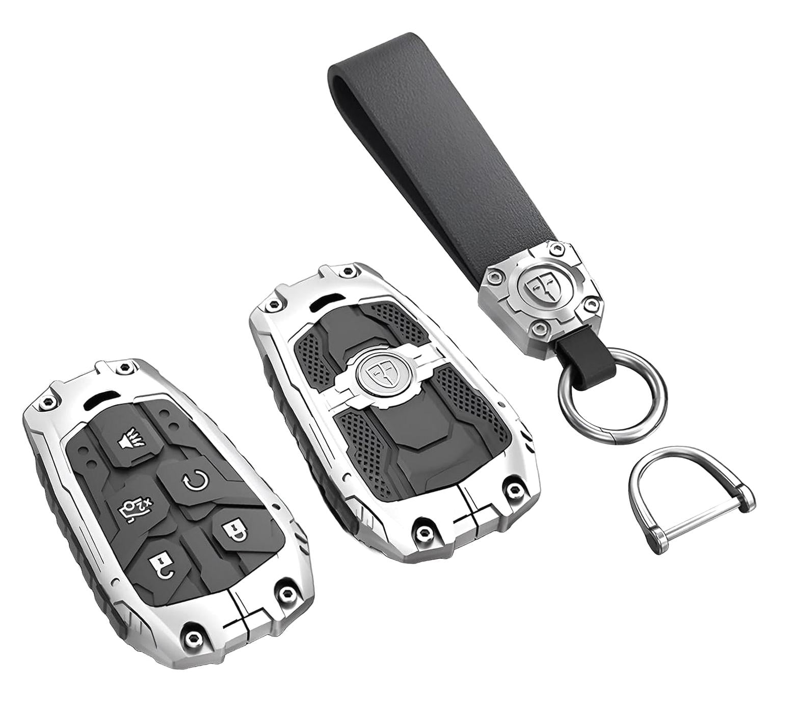 ANYWAY.GO Heavy Metal Key Fob Cover Case Protector with 2015-2019 ...