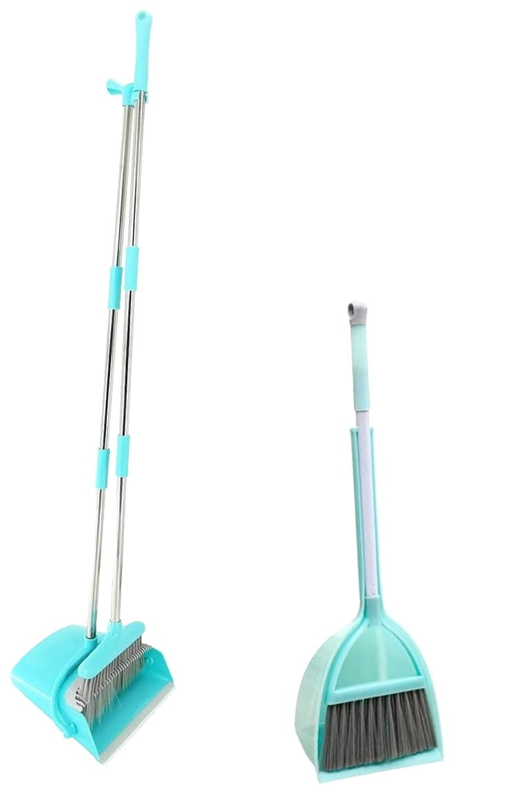 ANYWAY.GO Housekeeping Broom and Dustpan Sets for Parent-, Upright ...