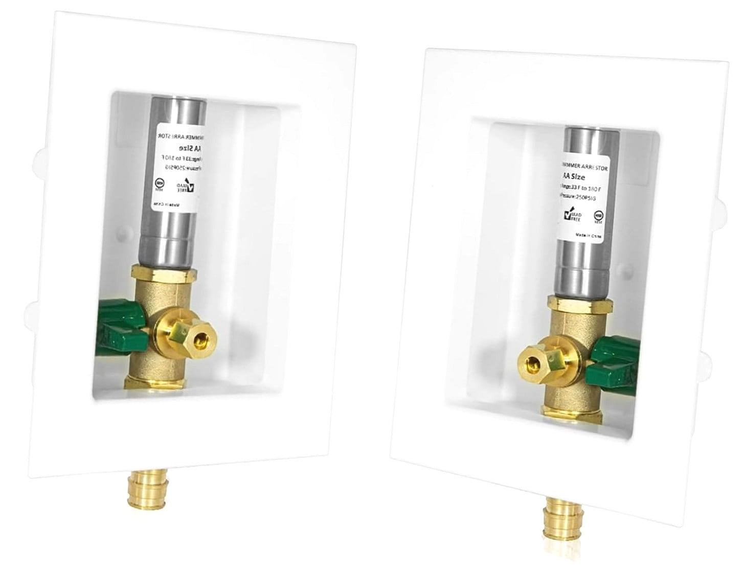 ANYWAY.GO Icemaker Outlet Box with 1/2" PEX- Expansion Inlet Connect ...