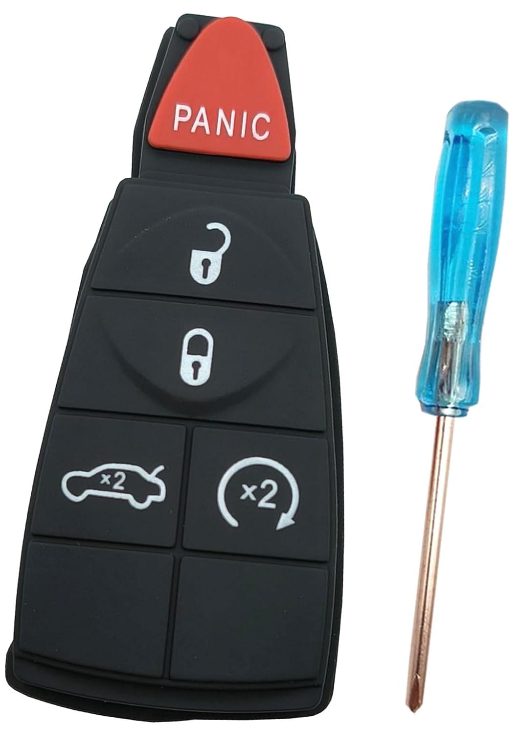 ANYWAY.GO Key Fob Button Pad Replacement with 1500, 2500, 3500, Journey ...