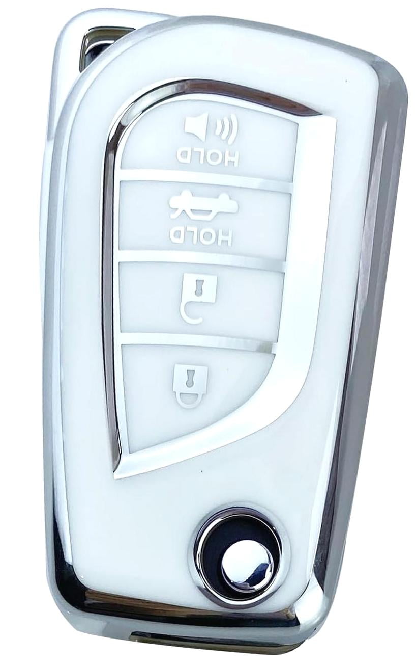 ANYWAY.GO Key Fob Cover Case with Camry RAV4 Corolla C-Highlander ...