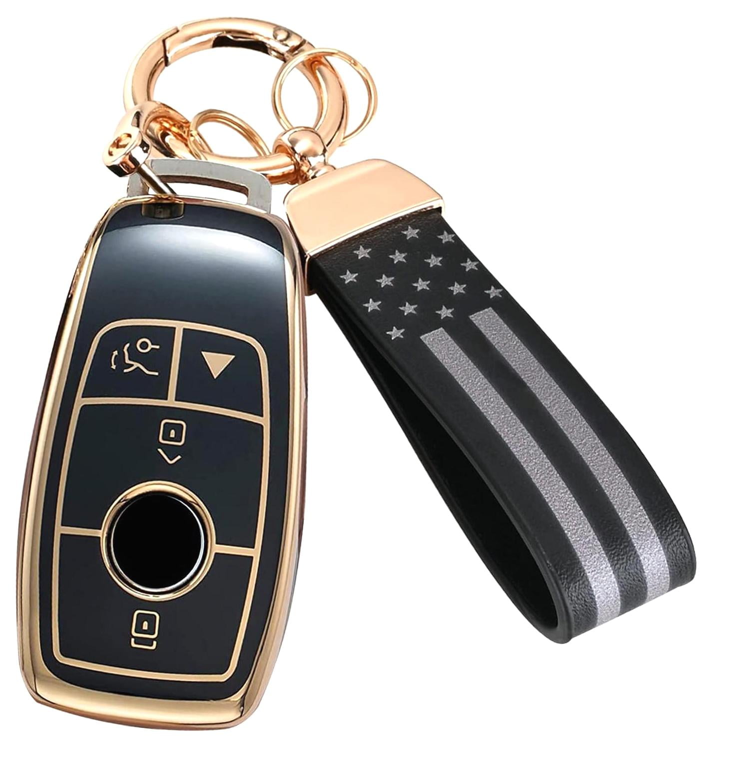ANYWAY.GO Key Fob Cover Featuring Flag Leather Metal Keychain with 2019 ...